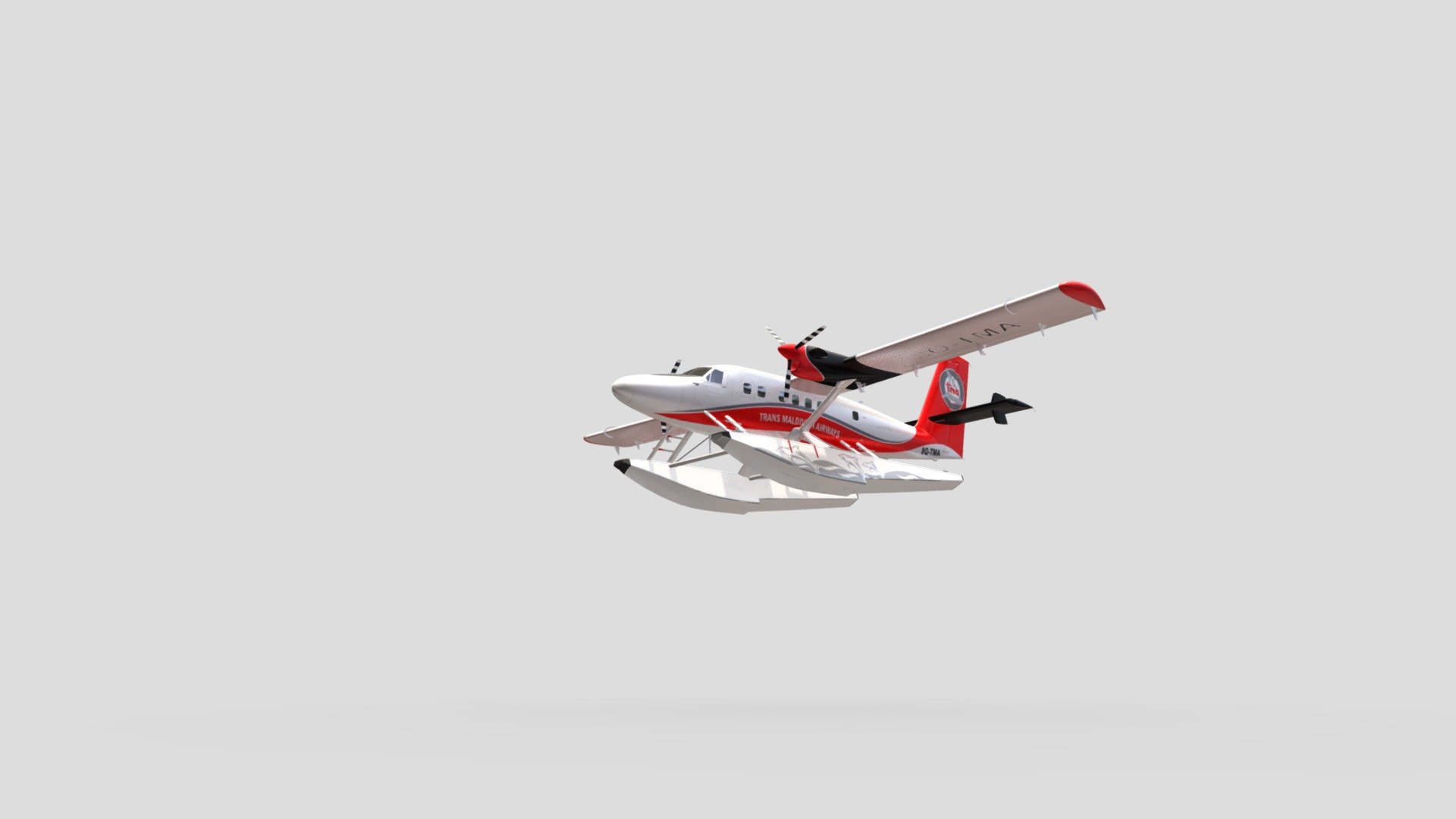 TMA Seaplane Model - 3D model by mohamedsameeeer [07708e5] - Sketchfab
