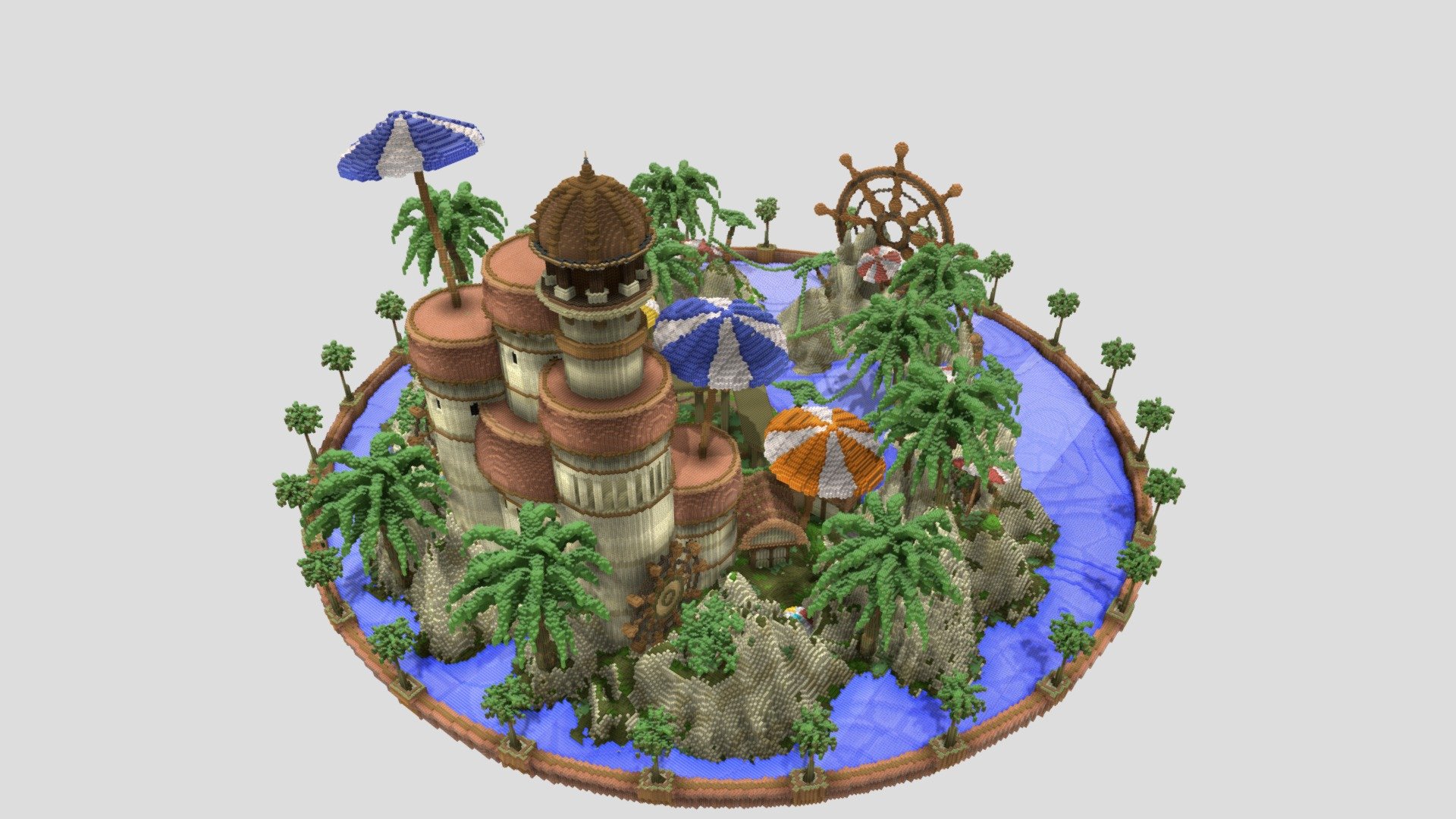Summer Hub - 3D model by Bazhy (@Bazhy_) [0774efc] - Sketchfab