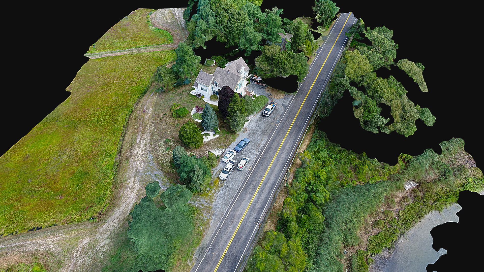 Residence and resource areas Simplified 3d Mesh - 3D model by Tim ...