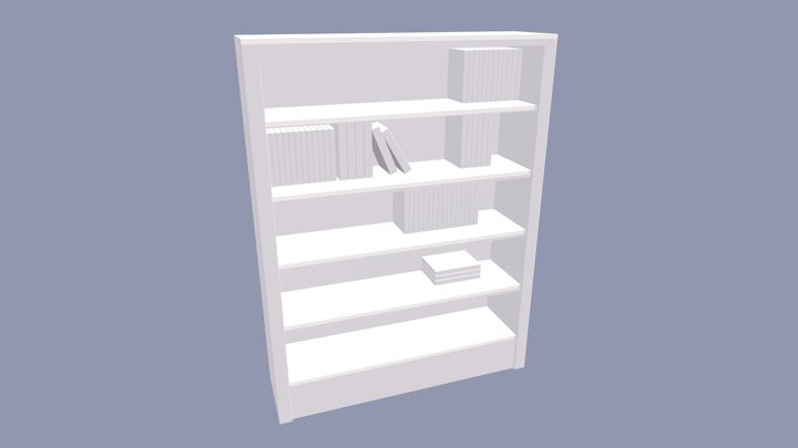 Bookcase 3D models - Sketchfab