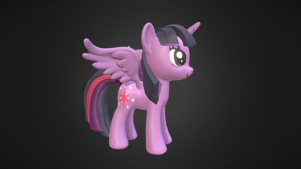 Twilight Sparkle - 3D model by agencia id (@agenciaid) [0779d21 ...