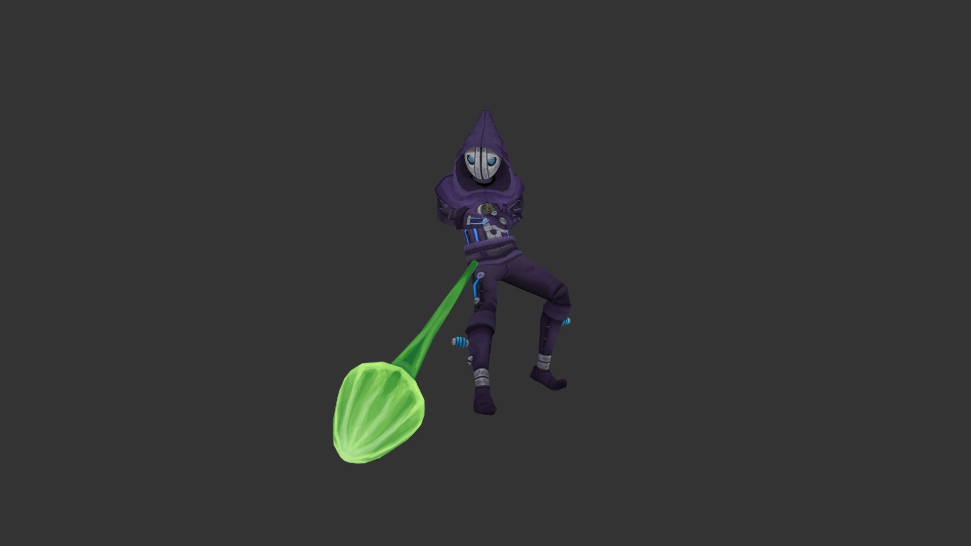 Cyber Wizard - 3D model by Aaron Lutes (@alutes01) [077b322] - Sketchfab