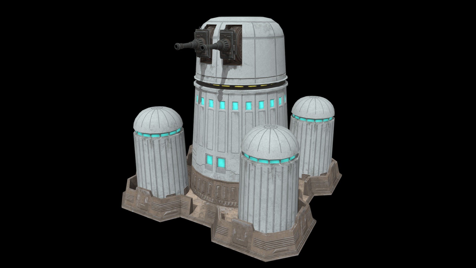 LNR series II Turbolaser - 3D model by hugsfromdux [077dc4a] - Sketchfab