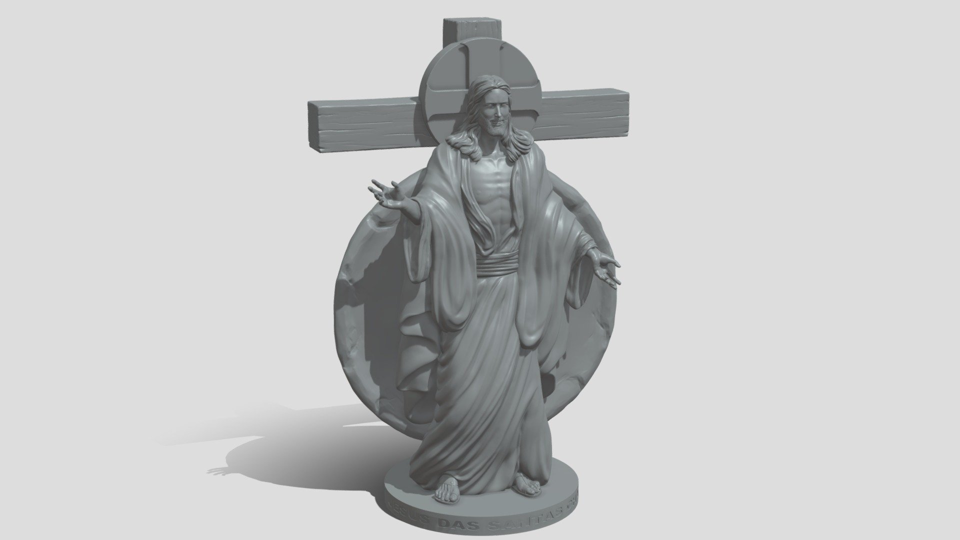 Jesus_statue - Buy Royalty Free 3D model by Átila Becker (@atilabecker ...