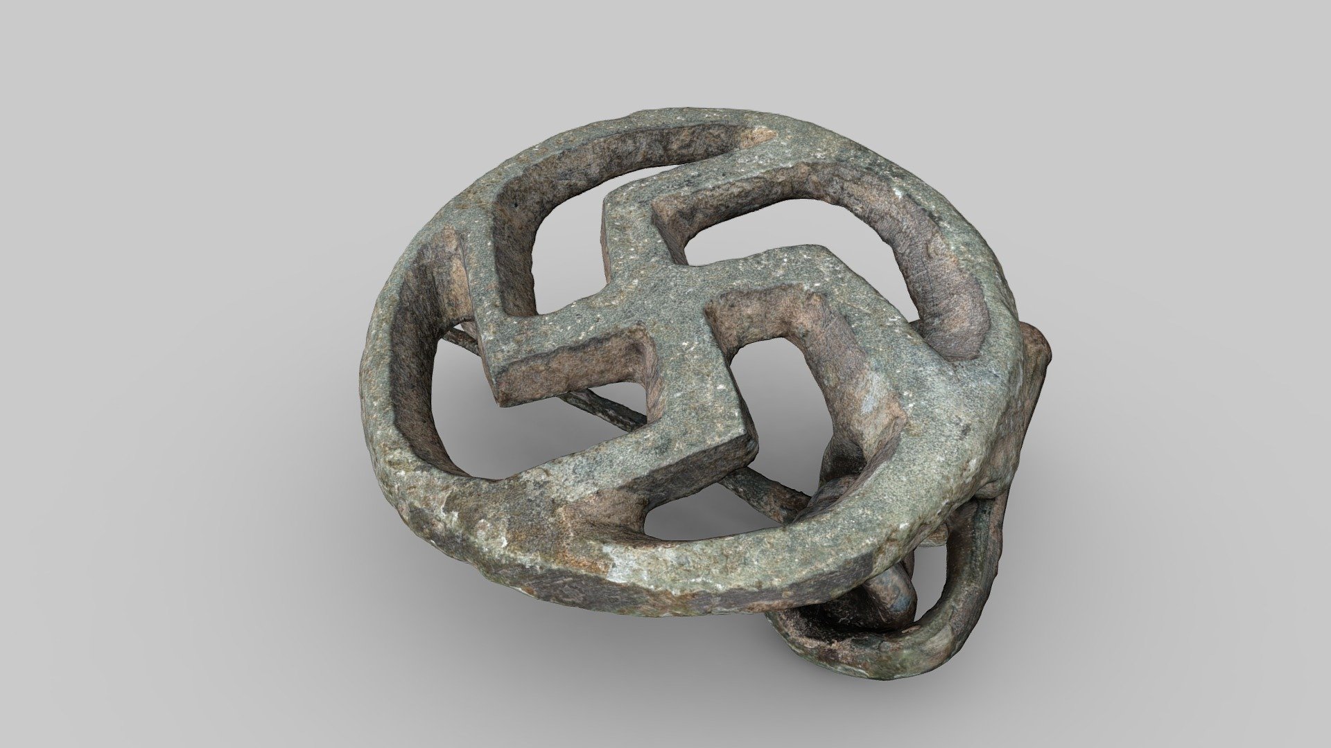 Swastika brooch - Download Free 3D model by Landessammlungen ...