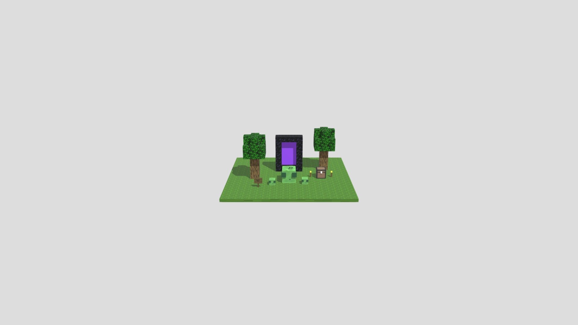 Minecraft Diorama - 3D model by Raffel Nathanael (@raffelnathanael ...