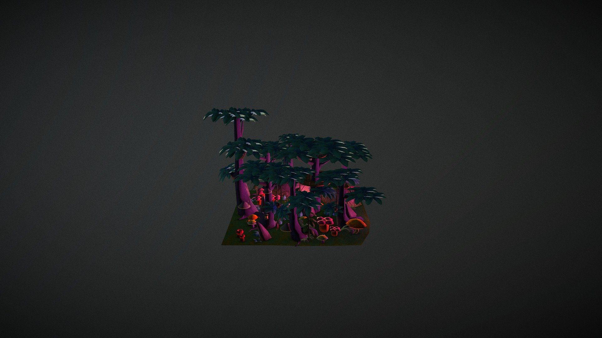 Keep it low poly | Mystery Forest - 3D model by Rick (WeaZy) (@WeaZy ...
