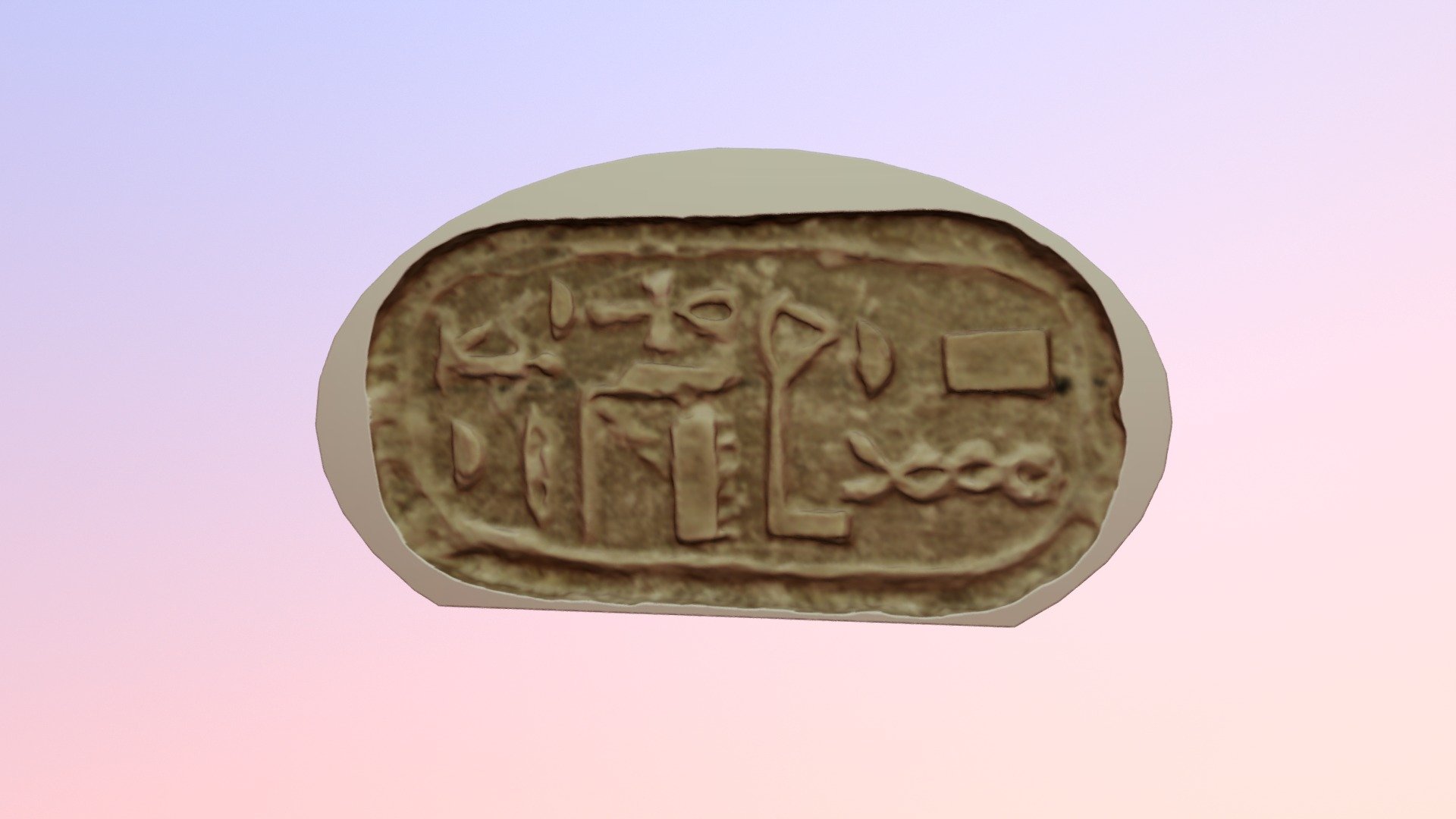 Limestone Seal Impression (VCU_3D_3200x) - 3D model by Virtual Curation ...