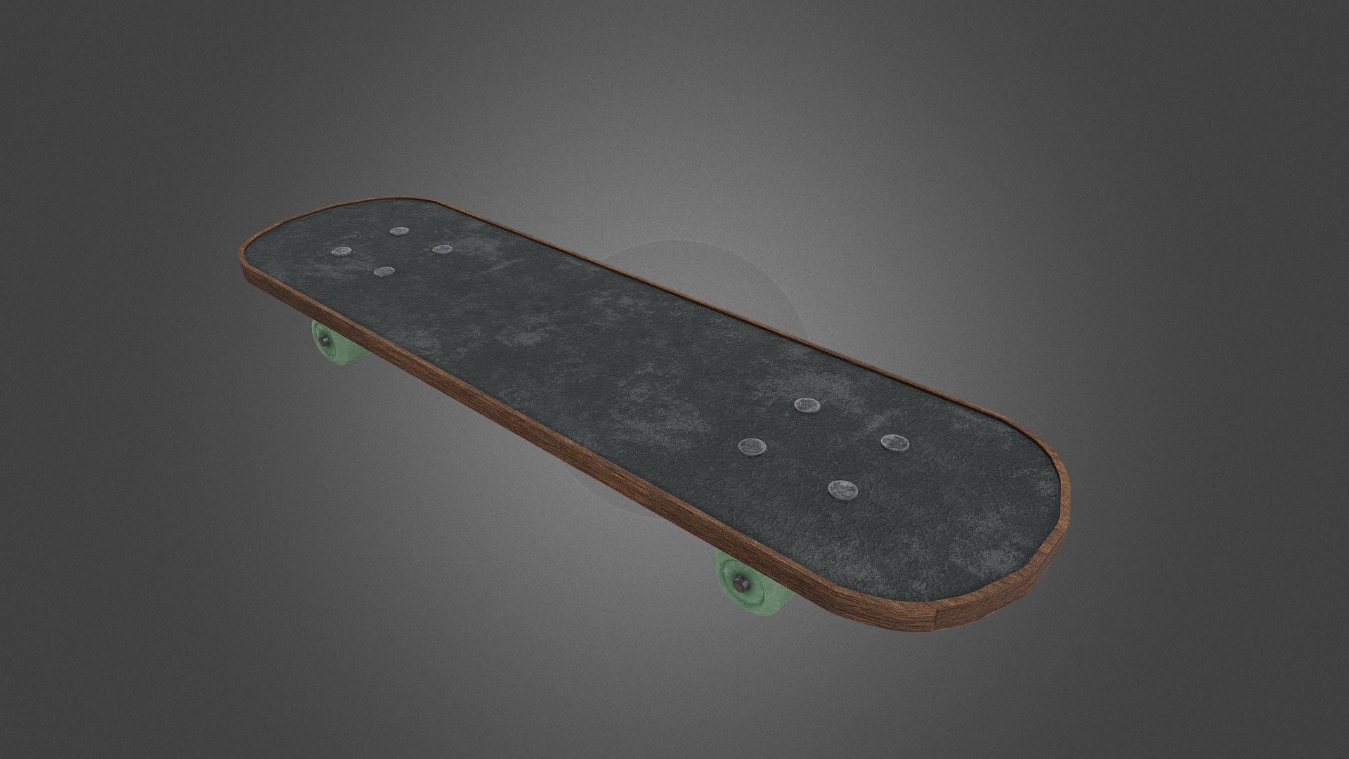 Skateboard (Game Ready) - Download Free 3D model by CannonMonkey ...