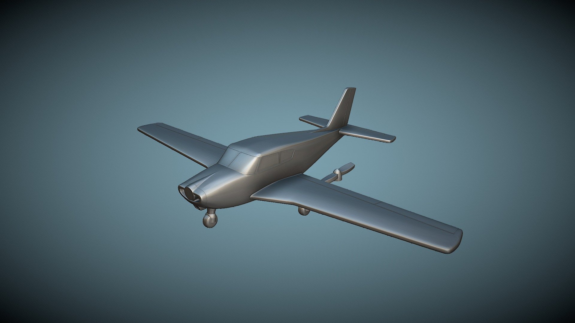 Piper PA-24 Comanche - 3D Printable Model - Buy Royalty Free 3D model ...