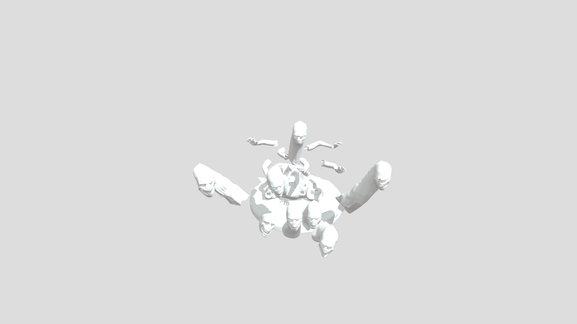 Flesh Hydra - Download Free 3D model by nosockaccess [07818f8] - Sketchfab