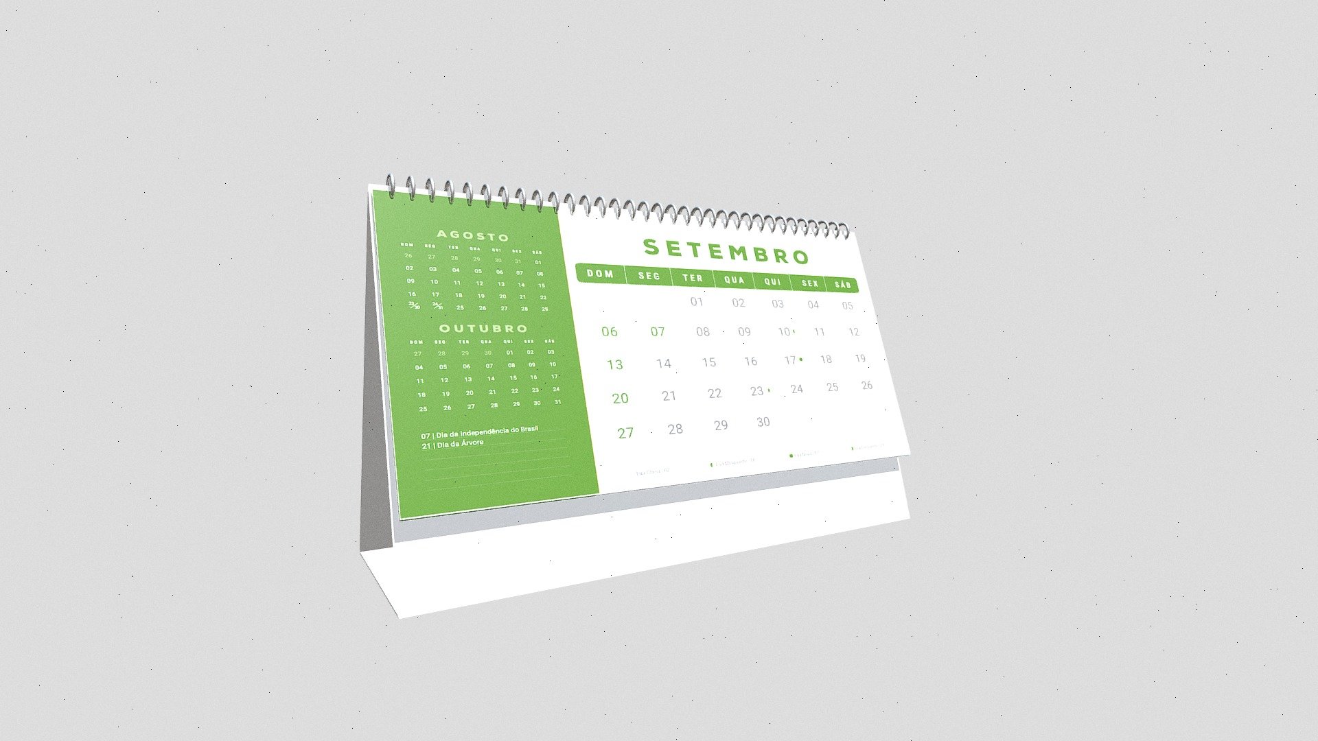 Calendar Everson Mayer made in Blender - 3D model by Everson.Mayer ...