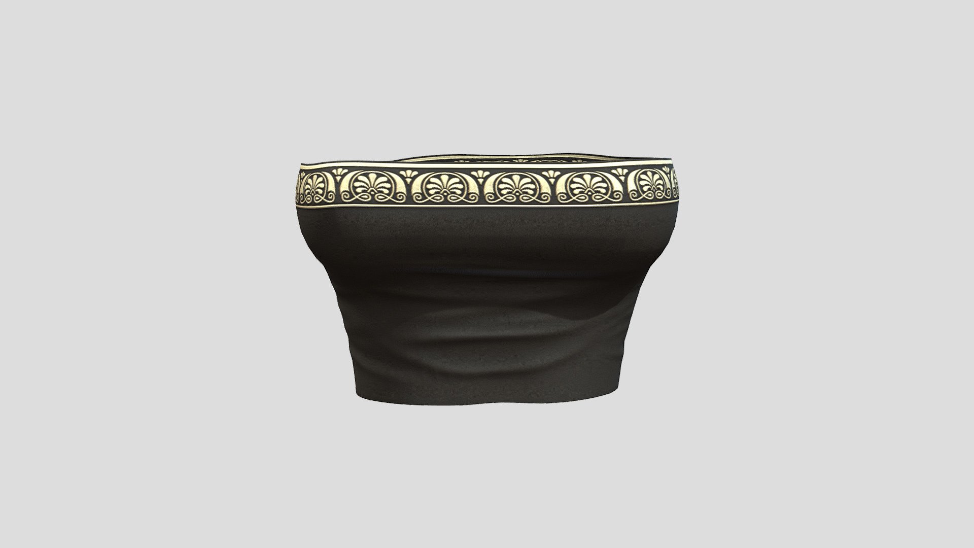 Female Traditional Motifs Tube Top - Buy Royalty Free 3D model by 3dia ...