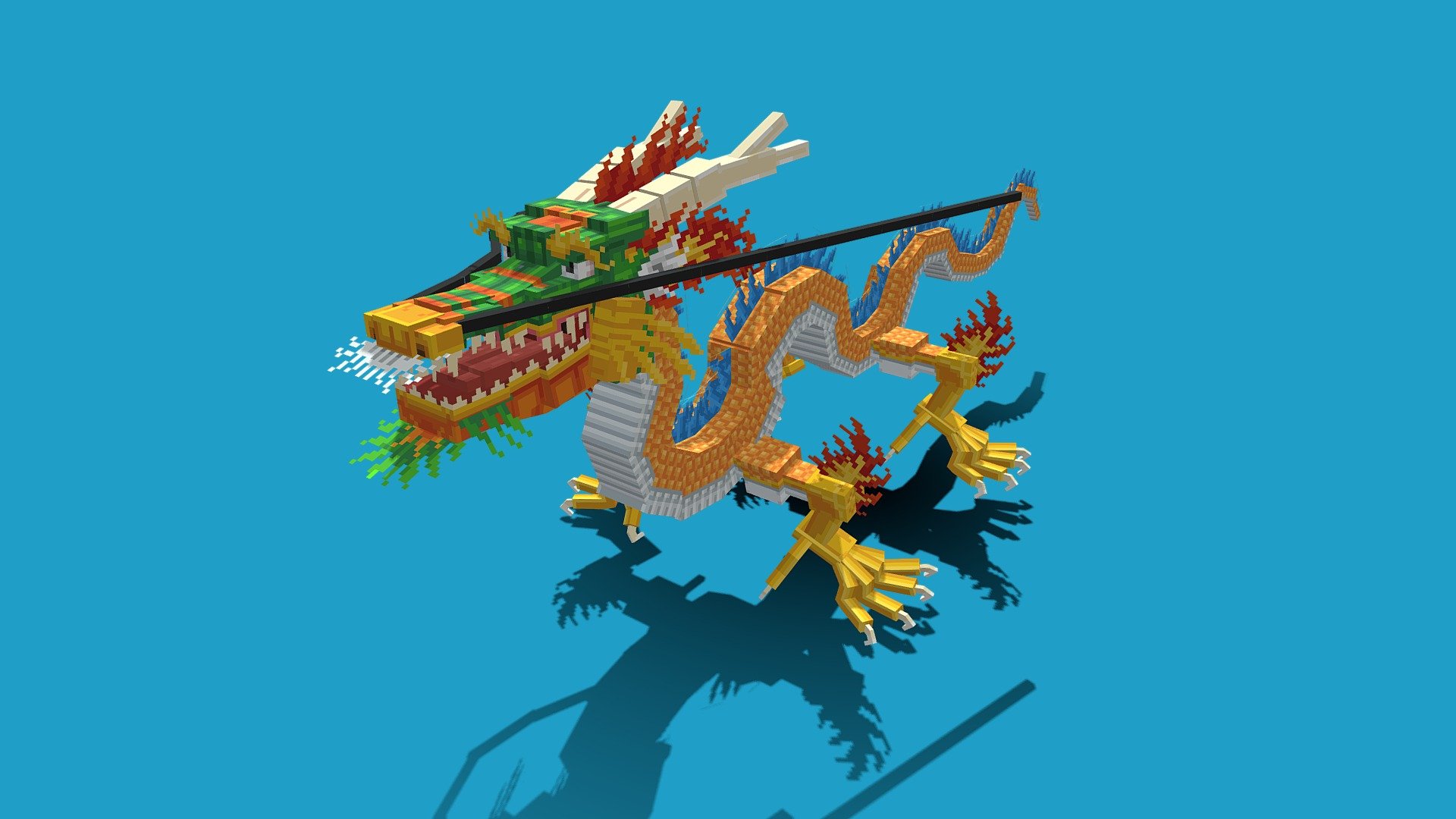 Chinese Dragon - 3D model by Sam McLaughlin (@BhunaBoy) [0781dae ...