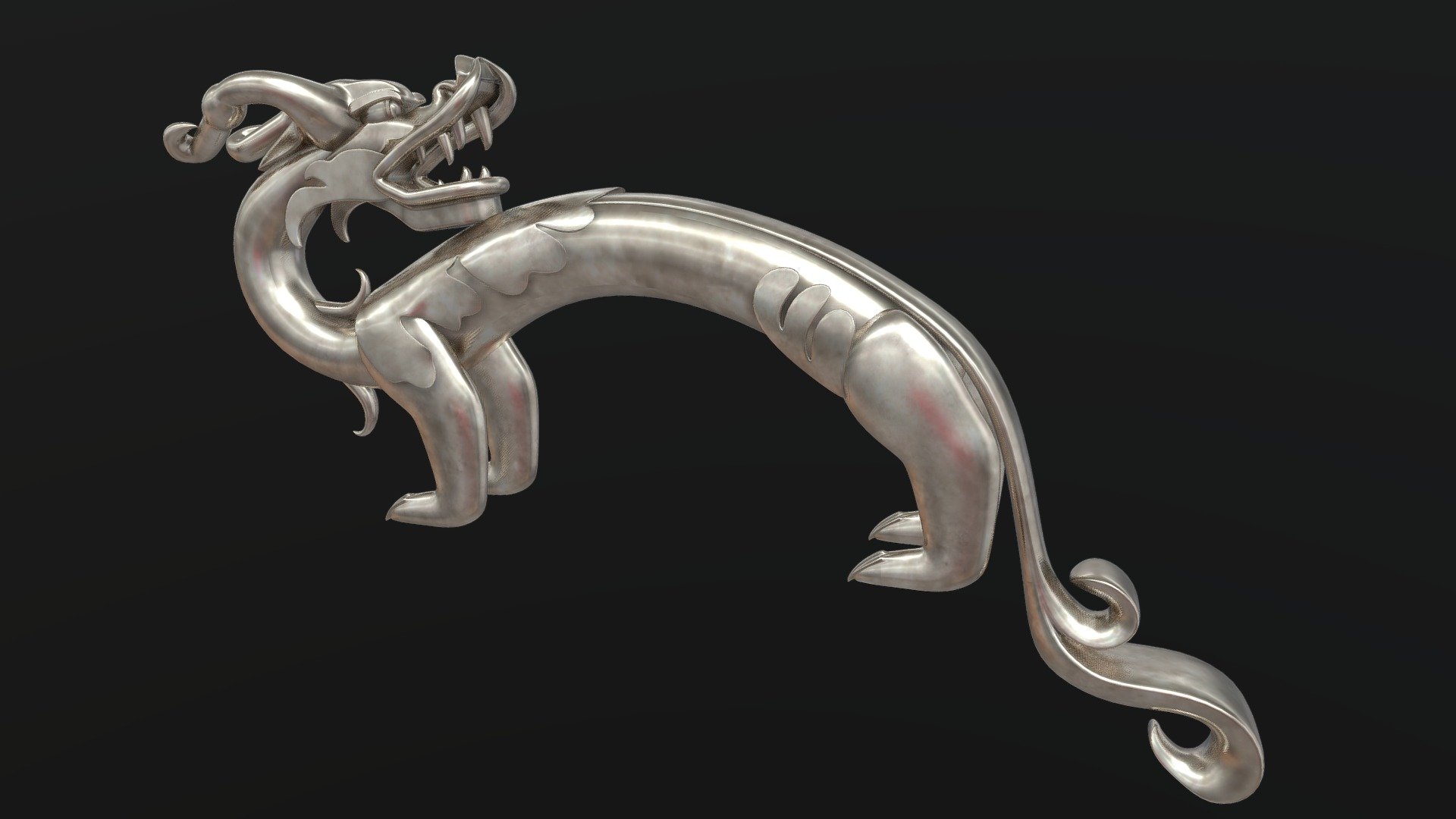 Xiongnu Dragon - 3D model by BilgeBitig [0784639] - Sketchfab