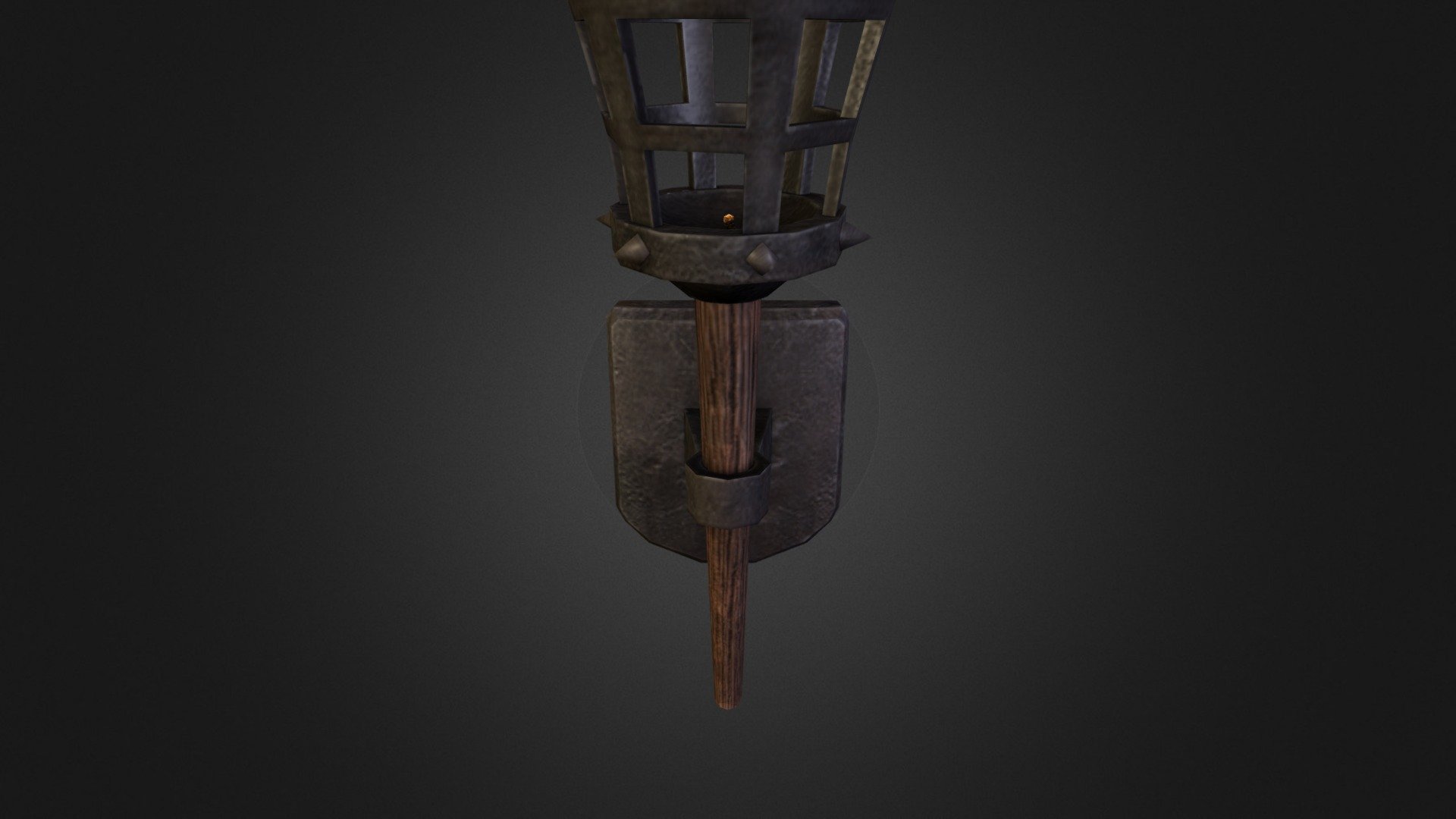 Wall Torch - 3D model by johannes_koestner [0784b83] - Sketchfab