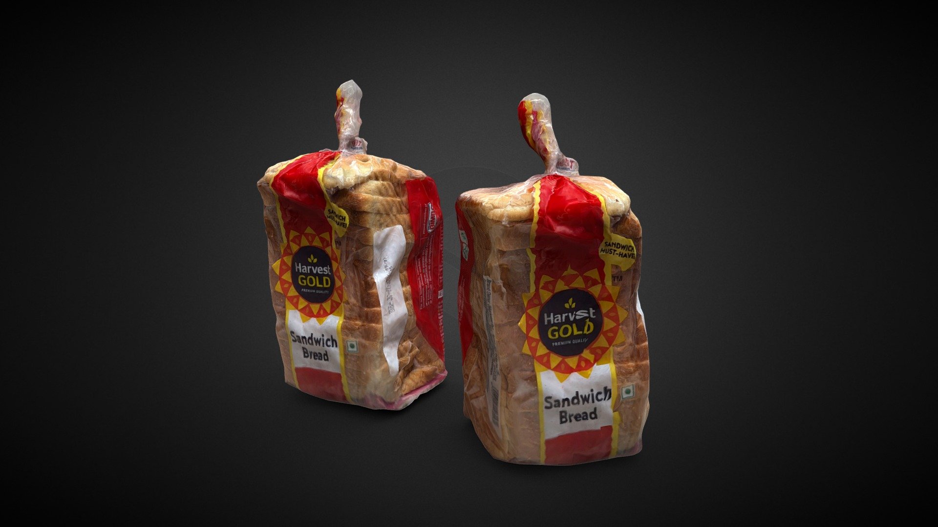 Sandwich Bread Low Poly - Download Free 3D model by Samad.Ahmed ...