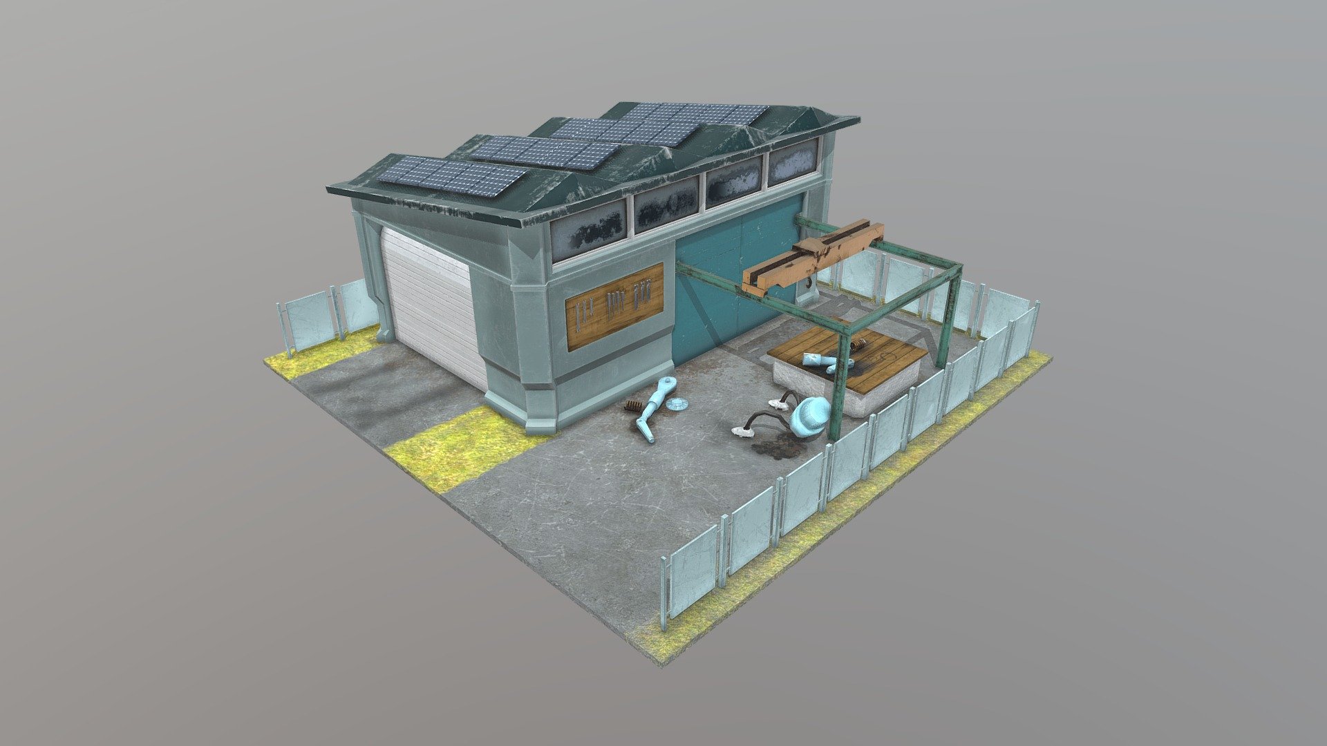 Robototechnic Garage - 3D model by WORGA [0785729] - Sketchfab
