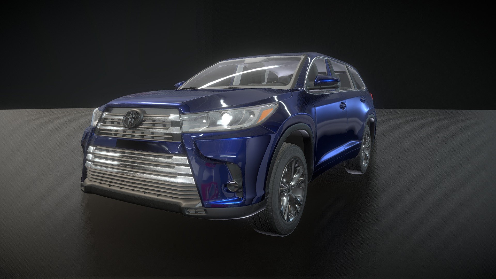 Toyota Highlander Game Ready Model - Buy Royalty Free 3D model by The ...