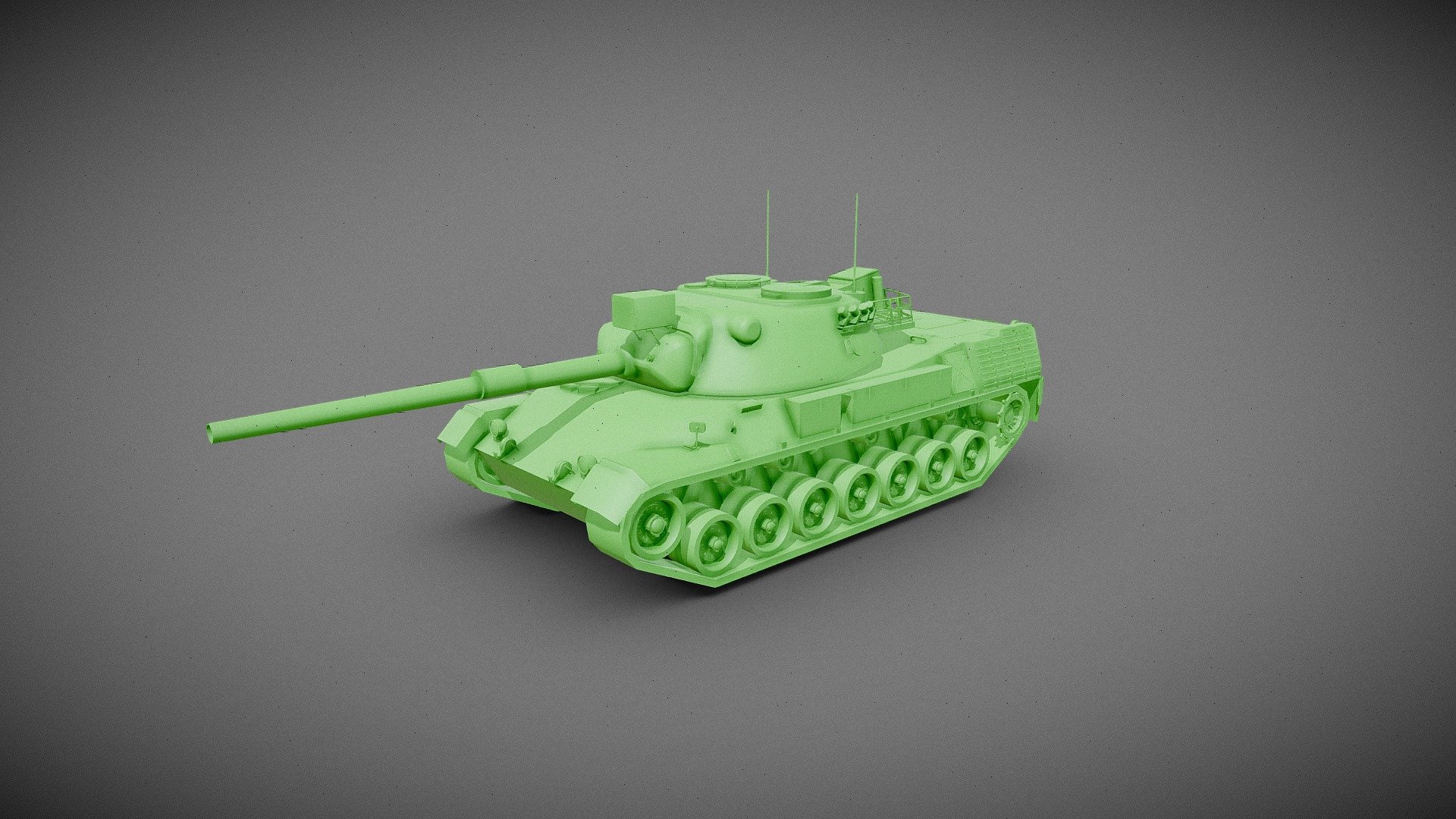 Leopard 1a1a Tank Base Mesh - Buy Royalty Free 3D model by TankStorm [0789d24] - Sketchfab Store