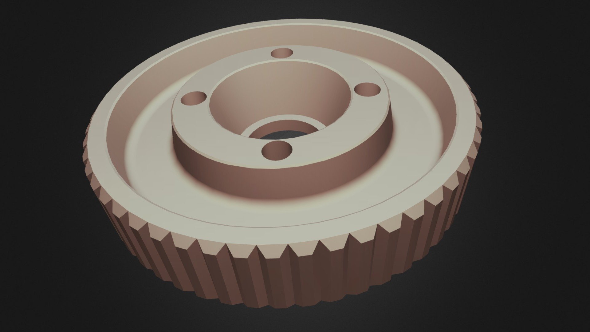 Aluminum Racing Flywheel for 4-Shoe - Buy Royalty Free 3D model by MR ...