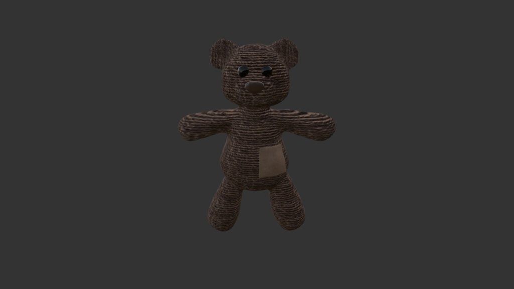 Final Teddy Bear with texture - 3D model by MGold1 [078d640] - Sketchfab