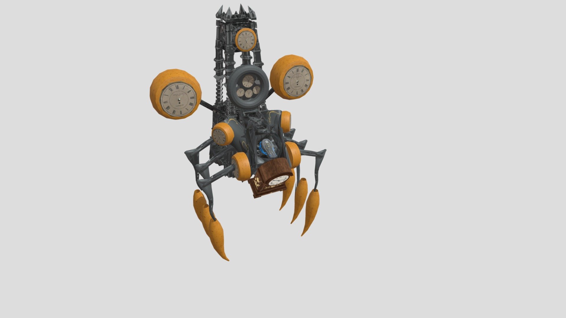 Clock Strider - 3D model by illusionergamer75 [078e678] - Sketchfab