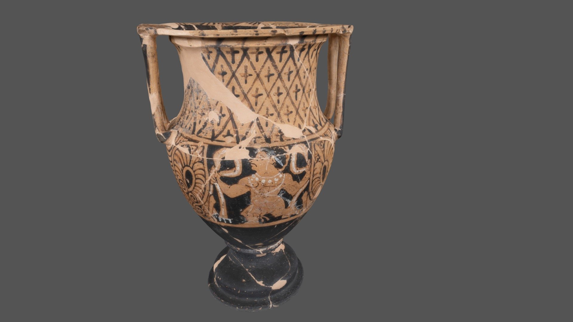 Cratere (Kelebe) - 3D model by odysseus2007 [078e95a] - Sketchfab