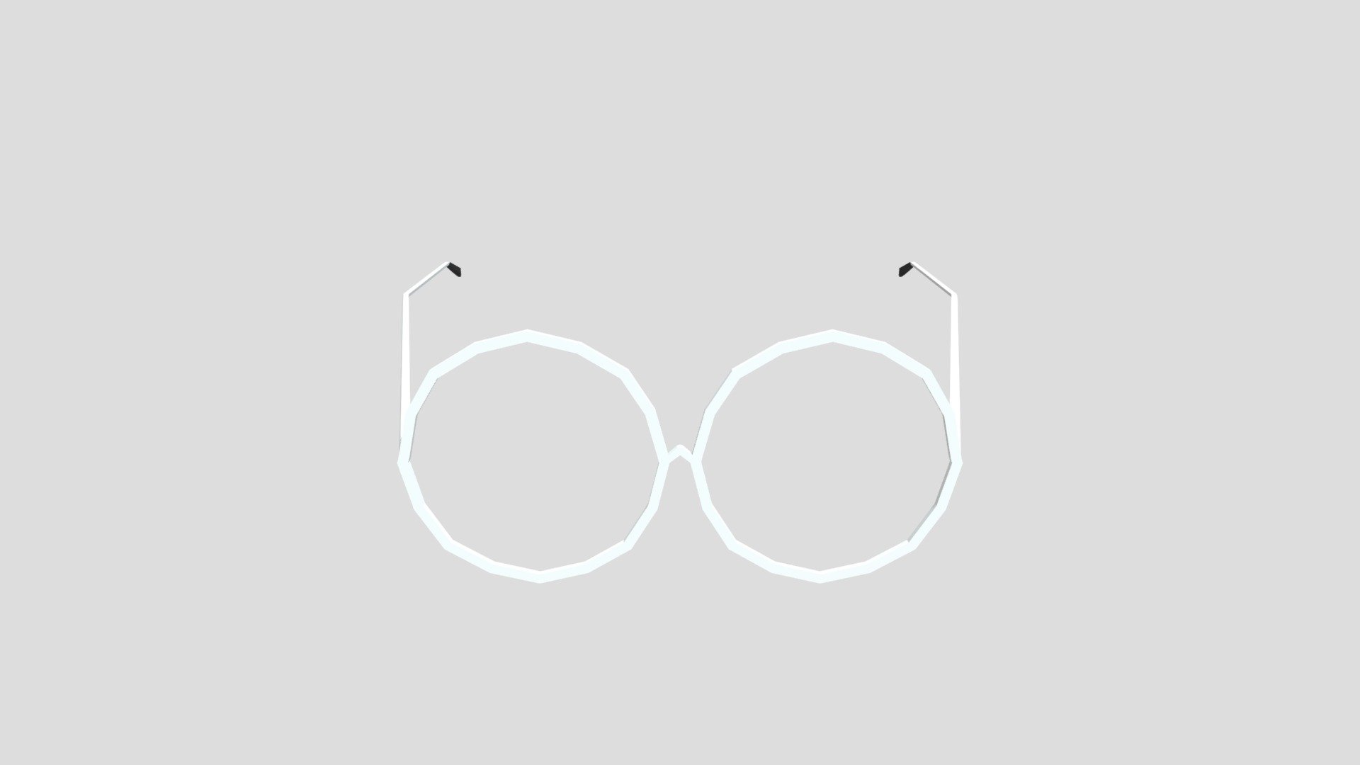 Gorilla Tag White Circle Glasses - Download Free 3D model by xeebros ...