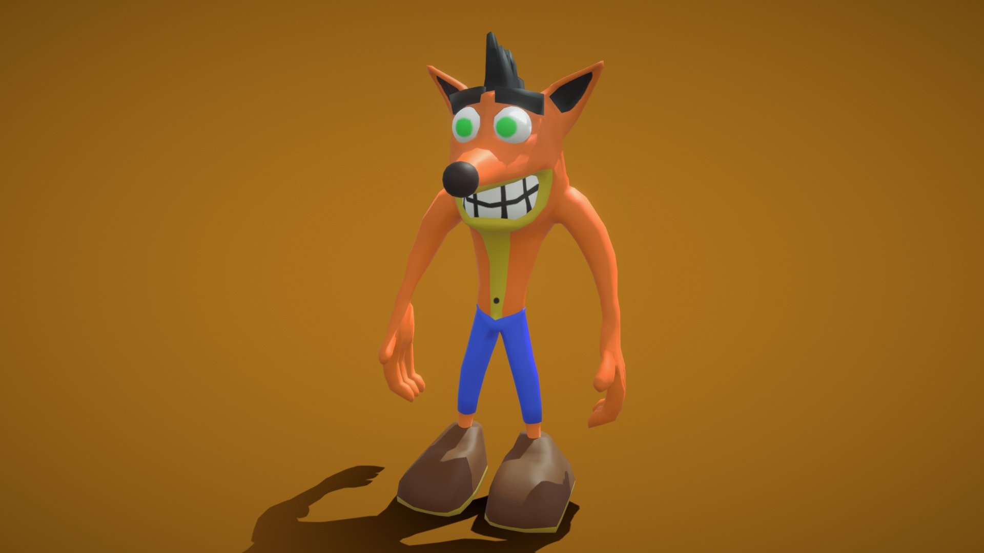 Crash Bandicot Low poly - 3D model by Adrian.Alexis.Liberato [0790477 ...