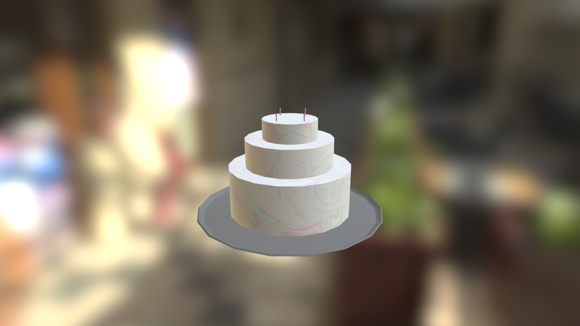 Cake - 3D model by jackweily [0790db4] - Sketchfab