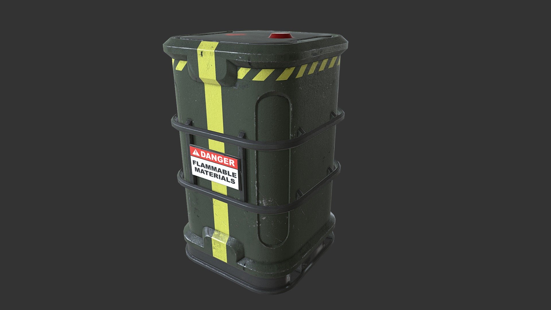 Danger Barrel - 3D model by Dakam [07912f8] - Sketchfab