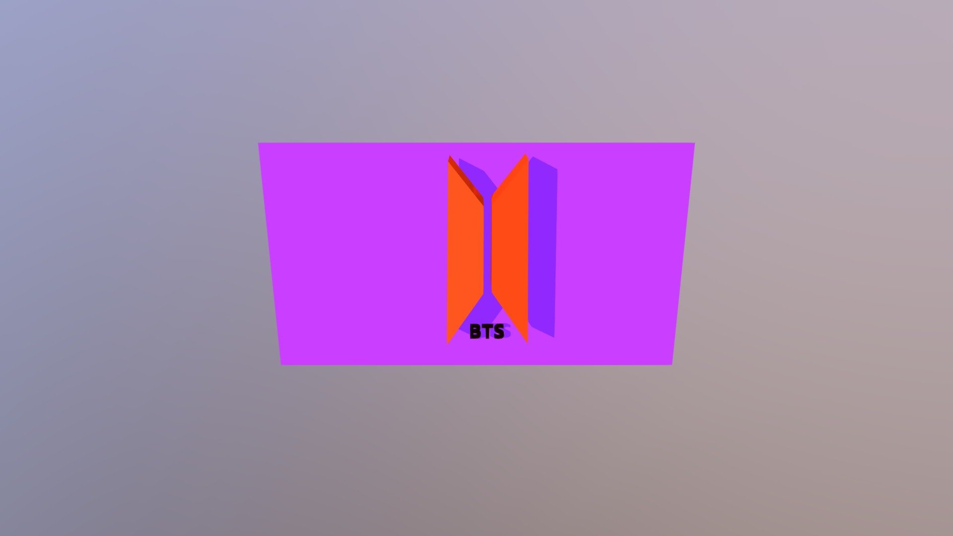 BTS LOGO WITH MUSIC PT 4 - 3D model by kiritokun12320 [07925e5] - Sketchfab