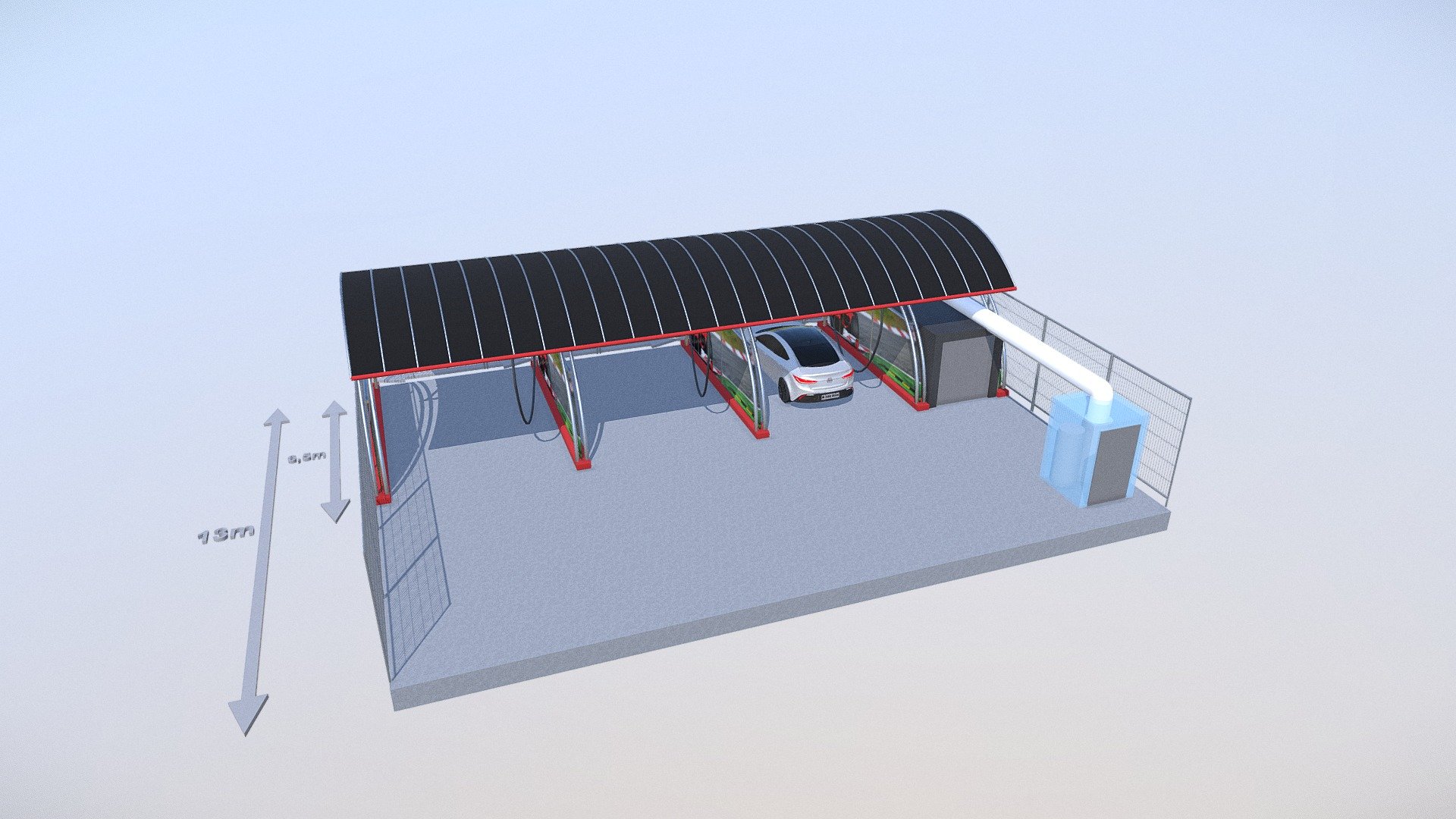 Spalatorie Auto v2 - 3D model by Patrudoizero Design (@patrudoizero ...