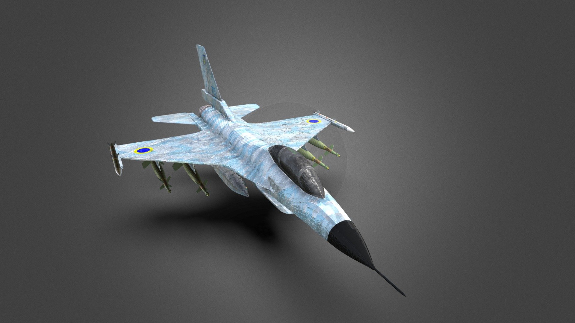 F-16 Fighting Falcon | GameReady - Download Free 3D model by Pan_Ar4ik (@rave.Ar4ik) [0793379 ...