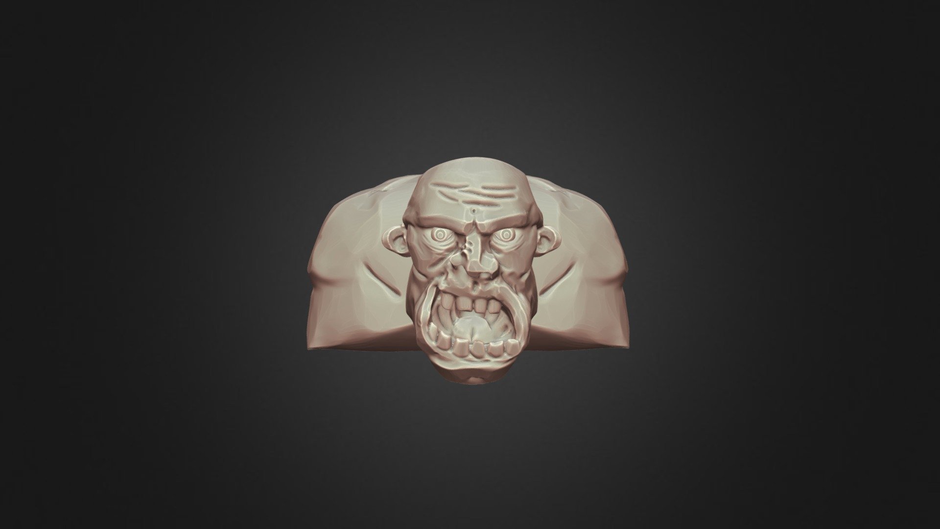 SCULPTJANUARY 09 - Rage - 3D model by Magda (@spockers) [079458d ...