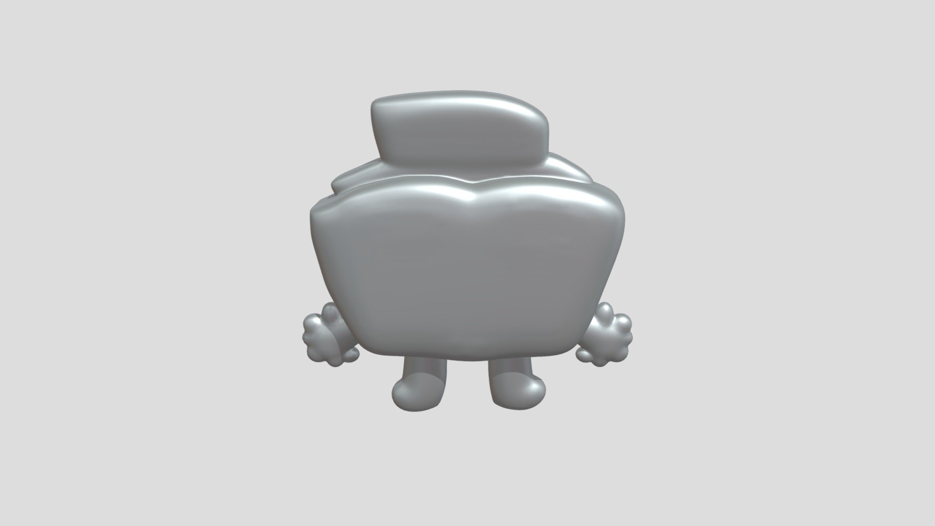 The geometry features a rounded rectangular pri - 3D model by Rock ...