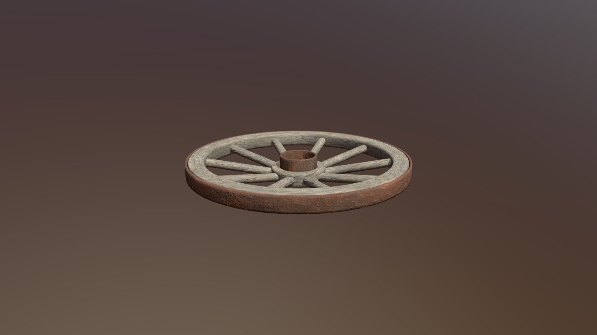 Cart Wheel - Buy Royalty Free 3D model by kambur [0796791] - Sketchfab ...