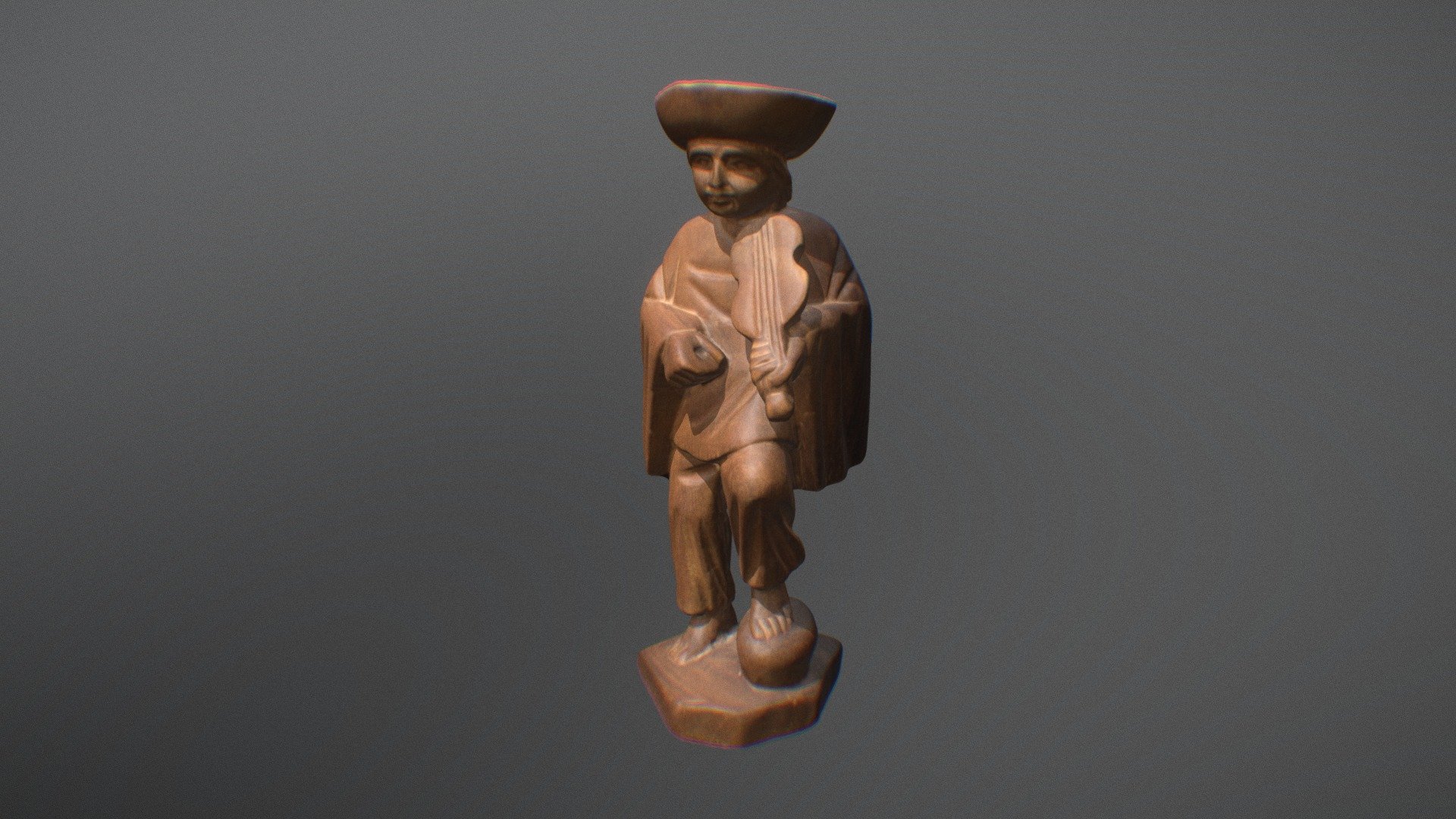 Indigenous with violin - Download Free 3D model by ADrealtime [079872c ...