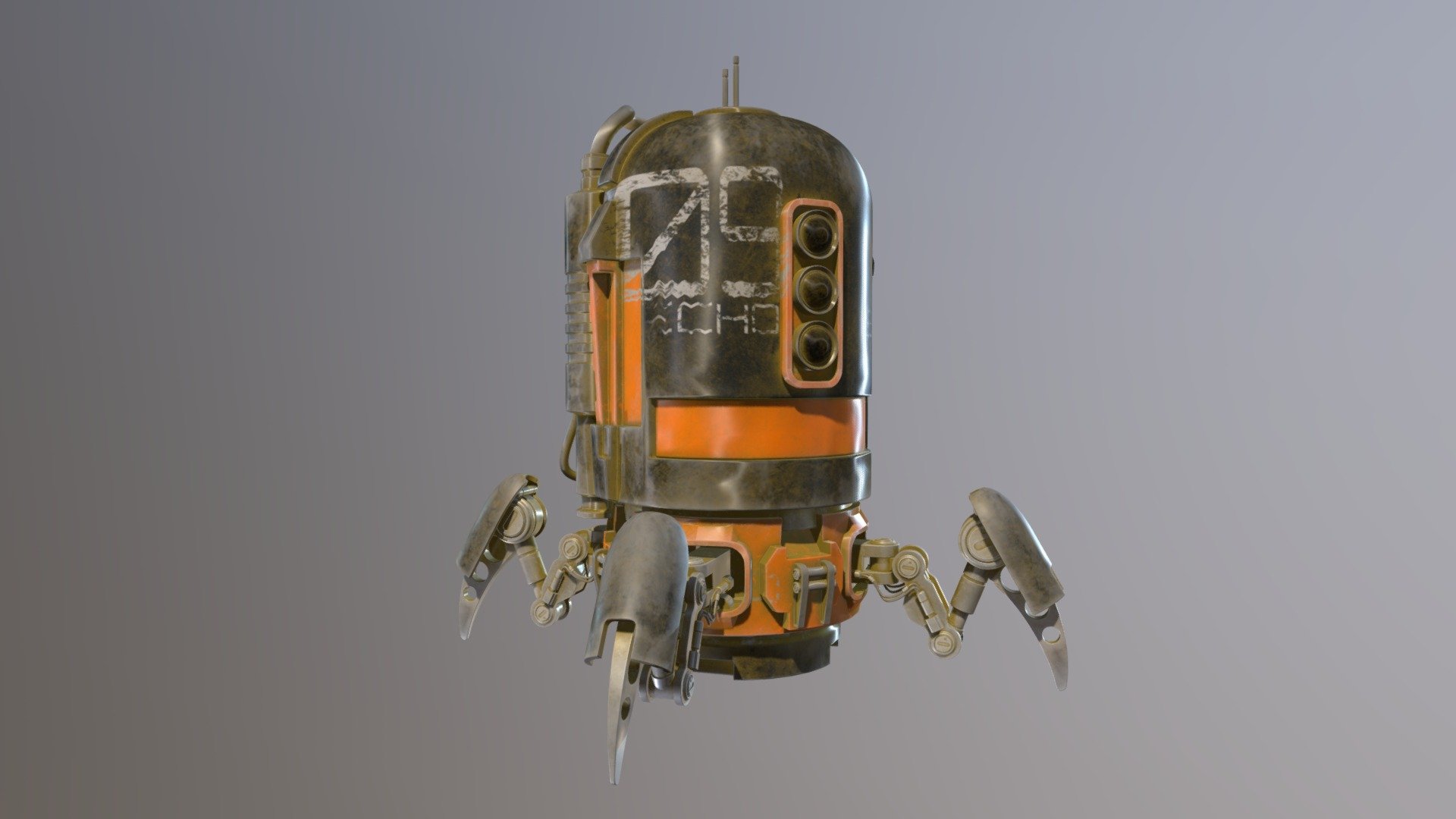 Spiderbot - Substance 3D Painter - 3D model by riddhi.khairnar1009 ...