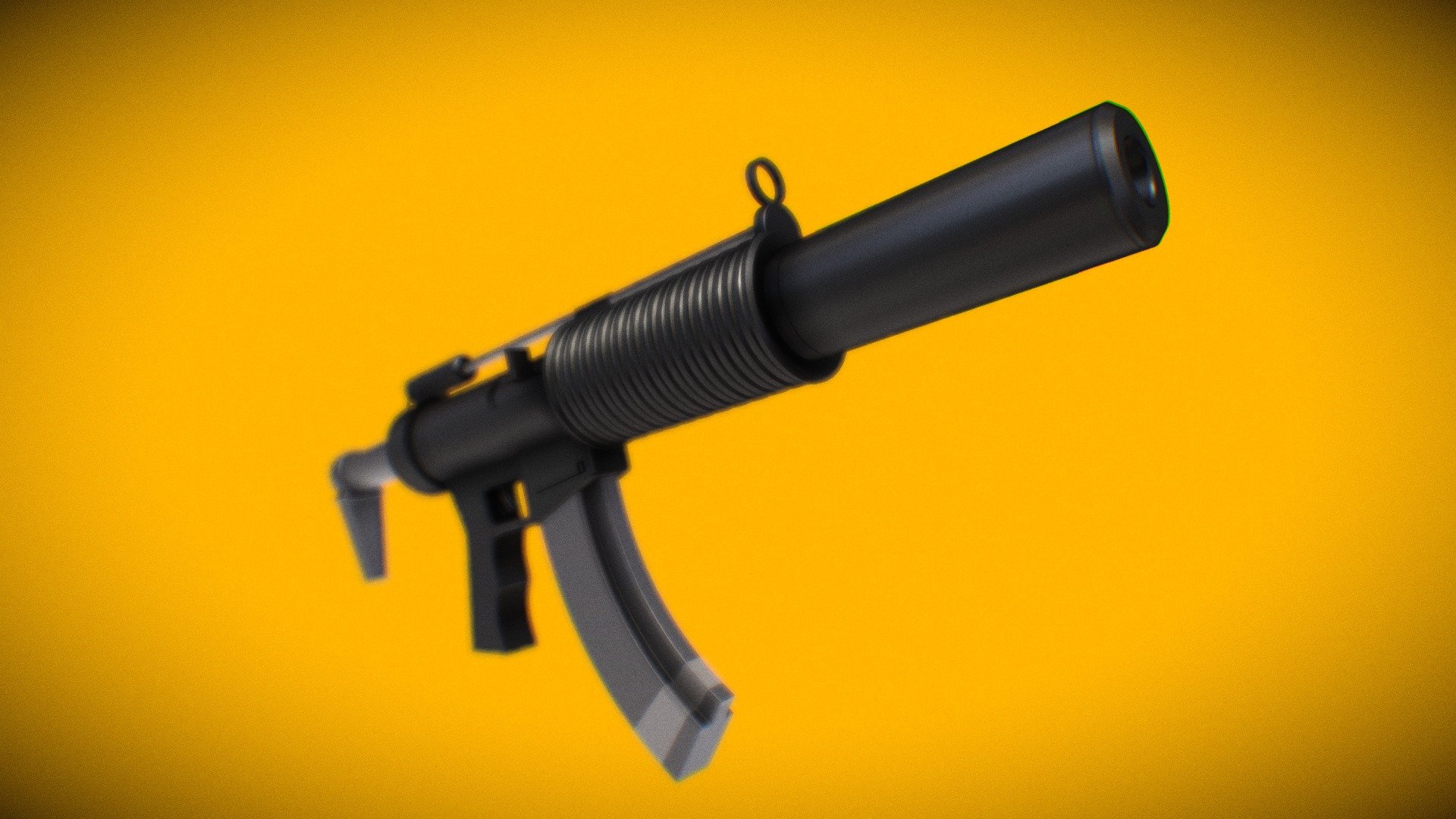 gun Heckler & Koch MP5SD6 Fortnite - 3D model by fatemipoorm [079a001 ...