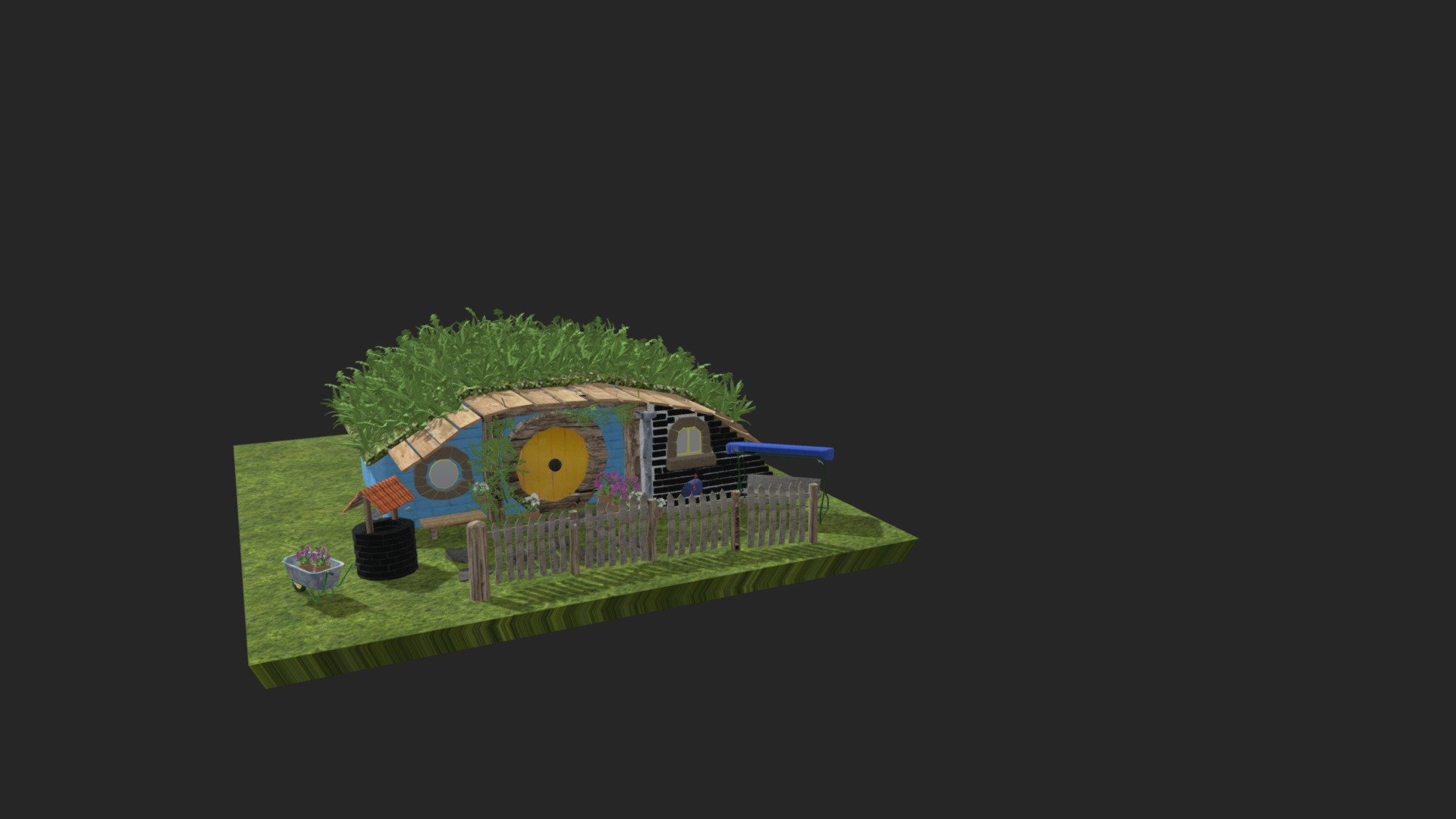 Hobbit House - 3D model by ks_gdd1 [079a7f1] - Sketchfab