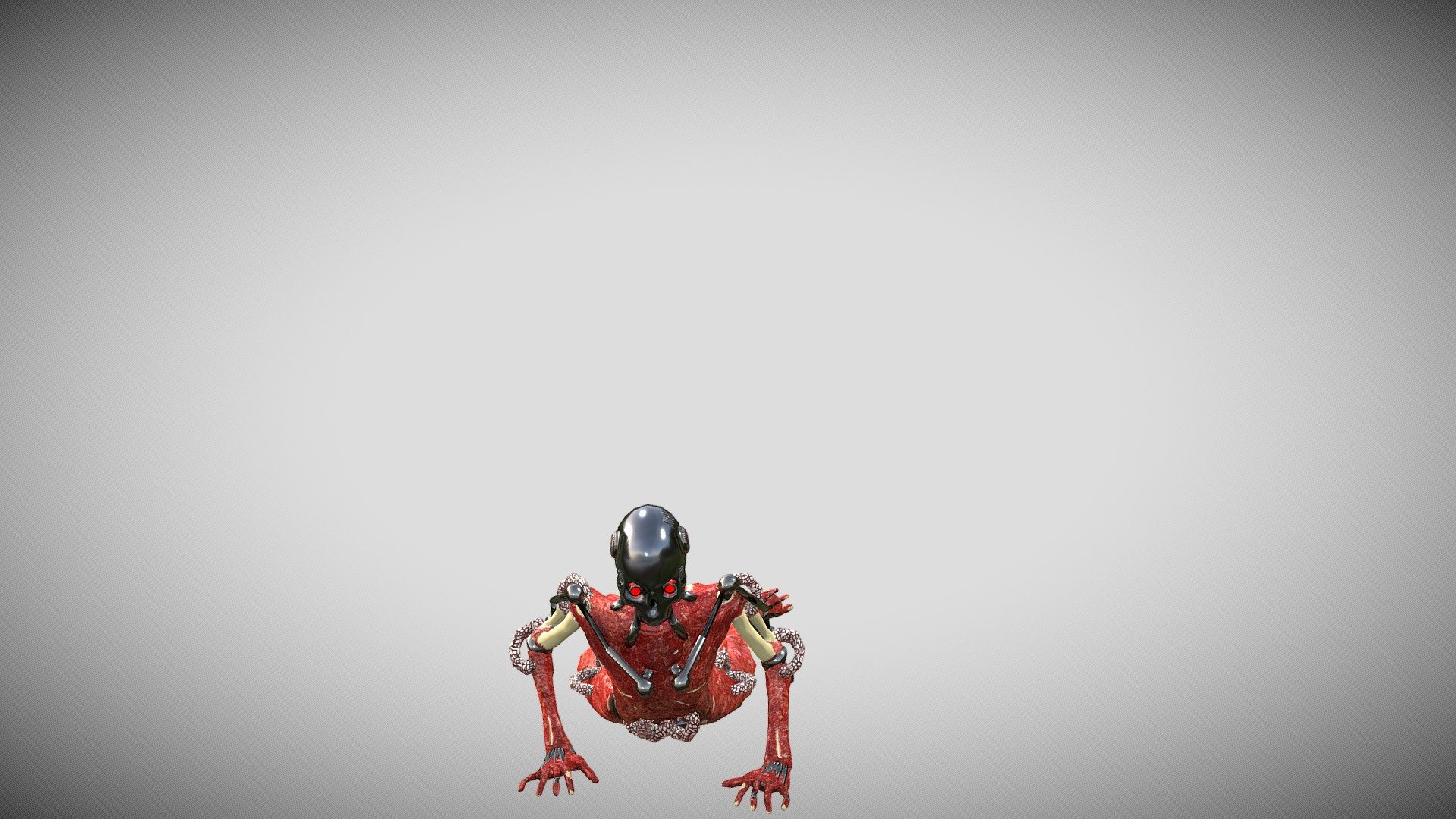 Cyborg - 3D model by Karabas Studio (@Alexei777) [079b2dd] - Sketchfab