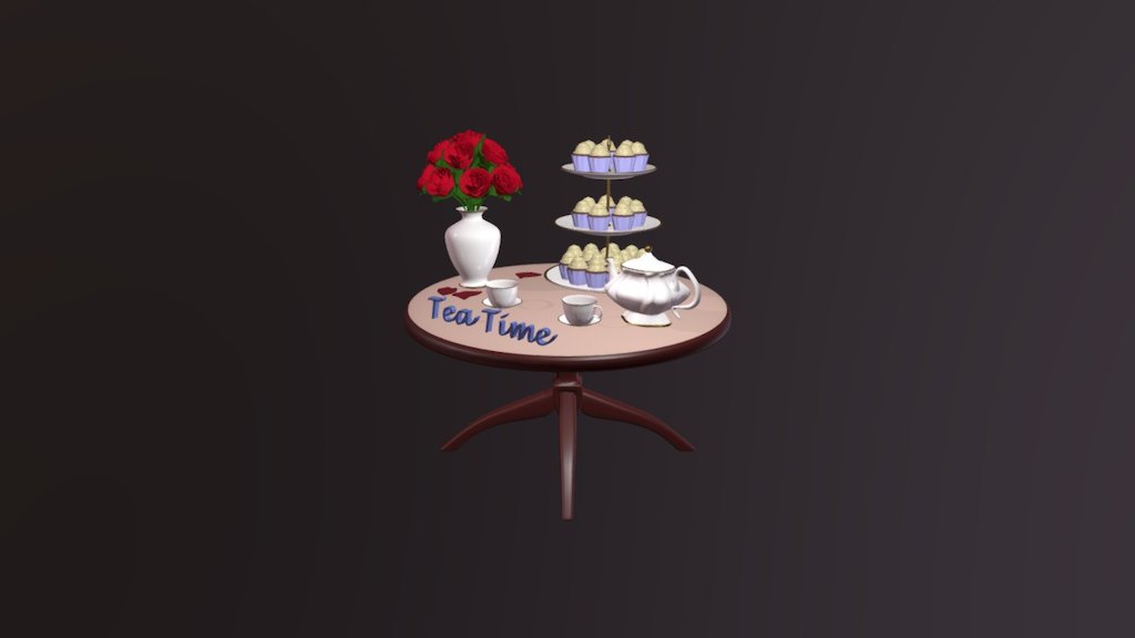 Tea Time - 3D model by KristinAB [079b478] - Sketchfab