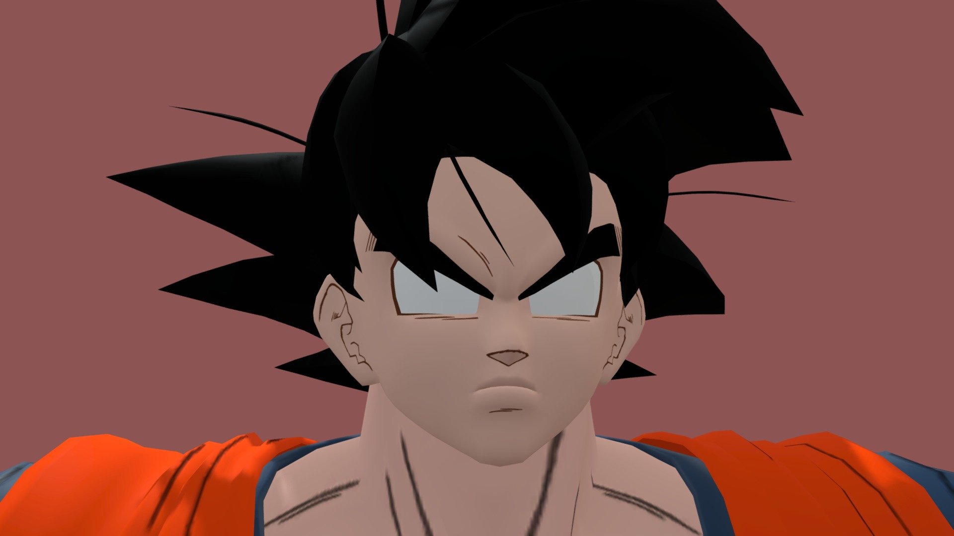 Goku - Download Free 3D model by dunk (@real_DB_fan) [079e39d] - Sketchfab