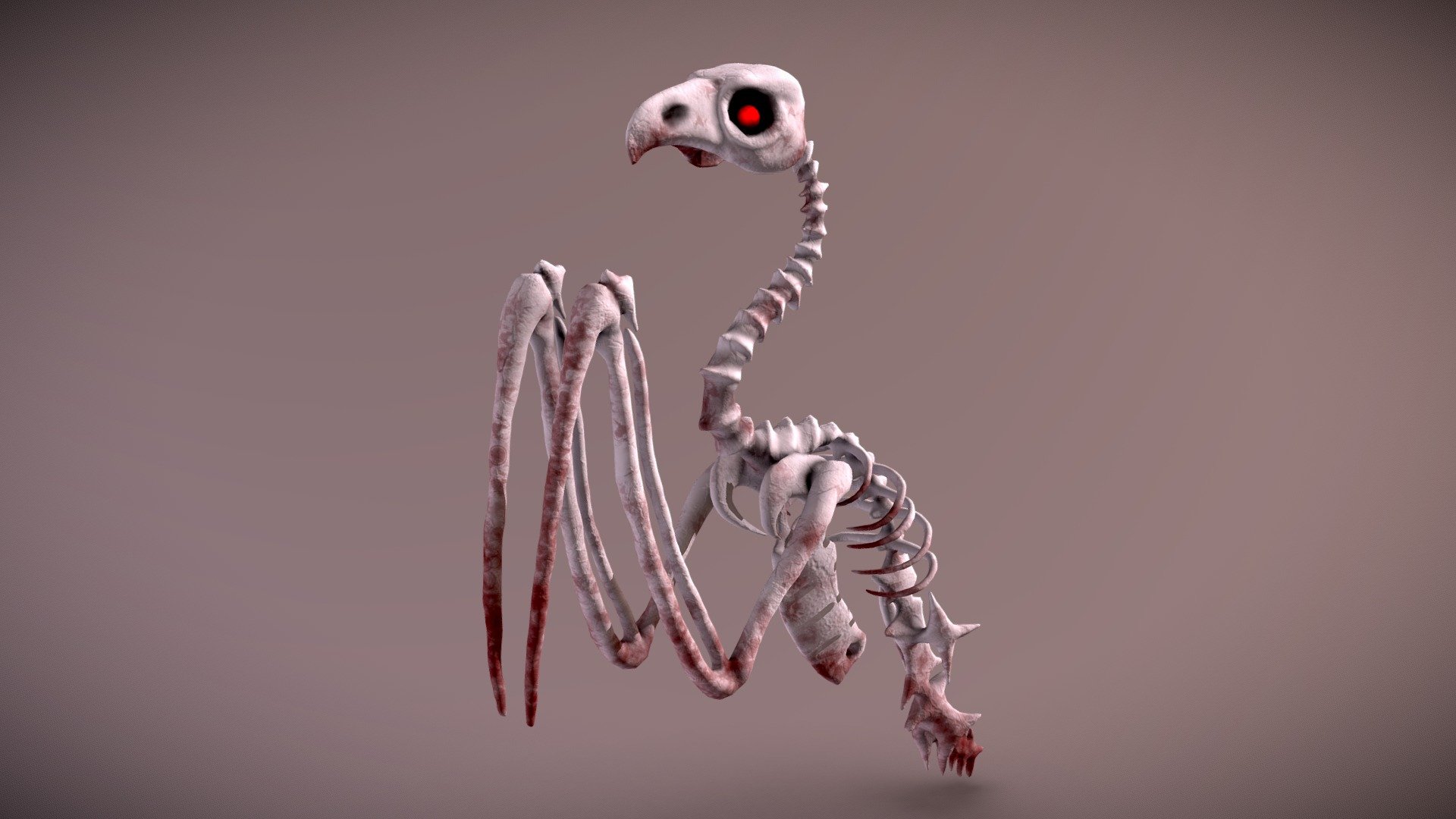 Skeletal Vulture - Download Free 3D model by t2d (@t2d_art) [079ecb2 ...