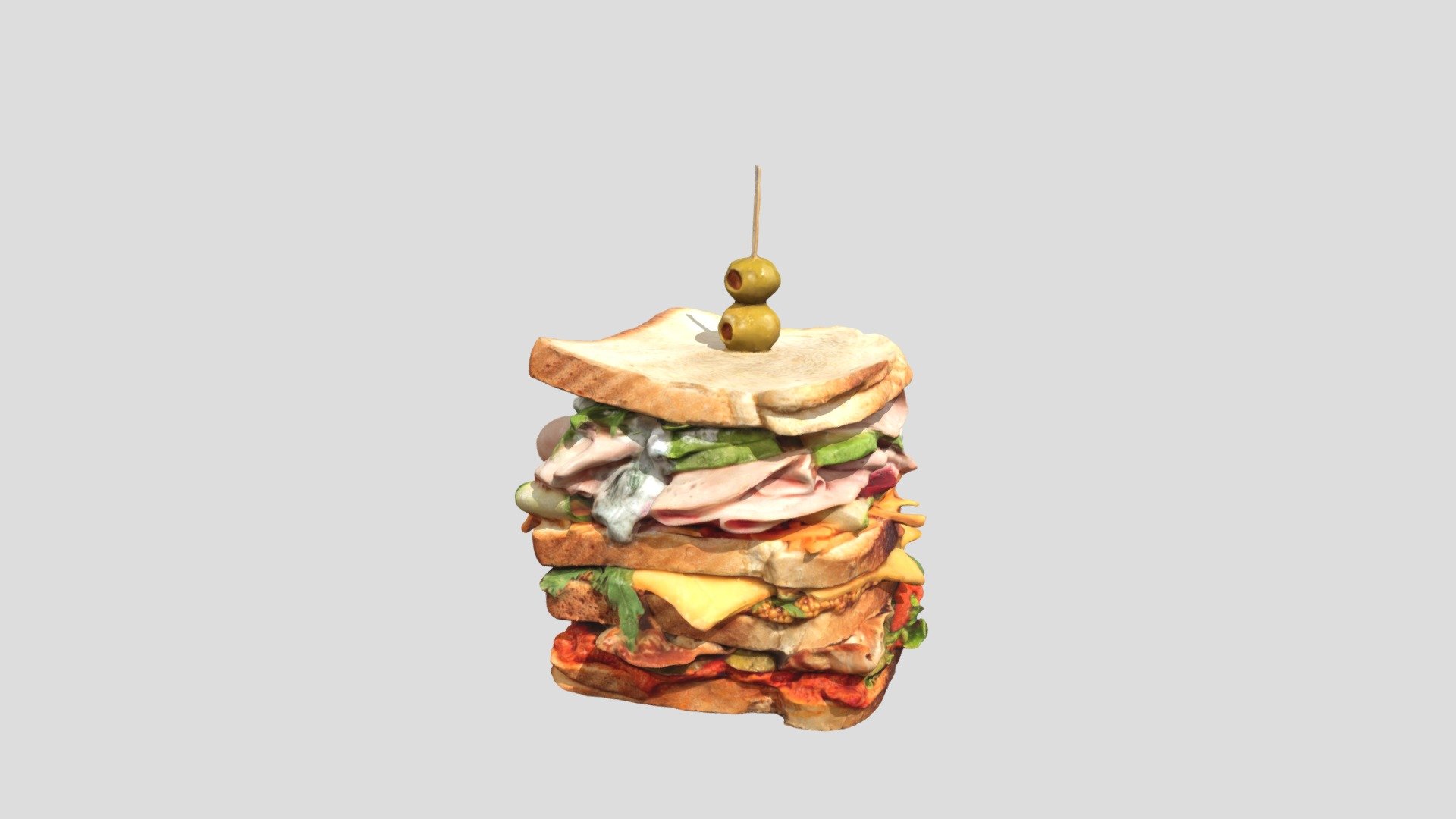 Cool sendvič - 3D model by coolinarika [079f864] - Sketchfab