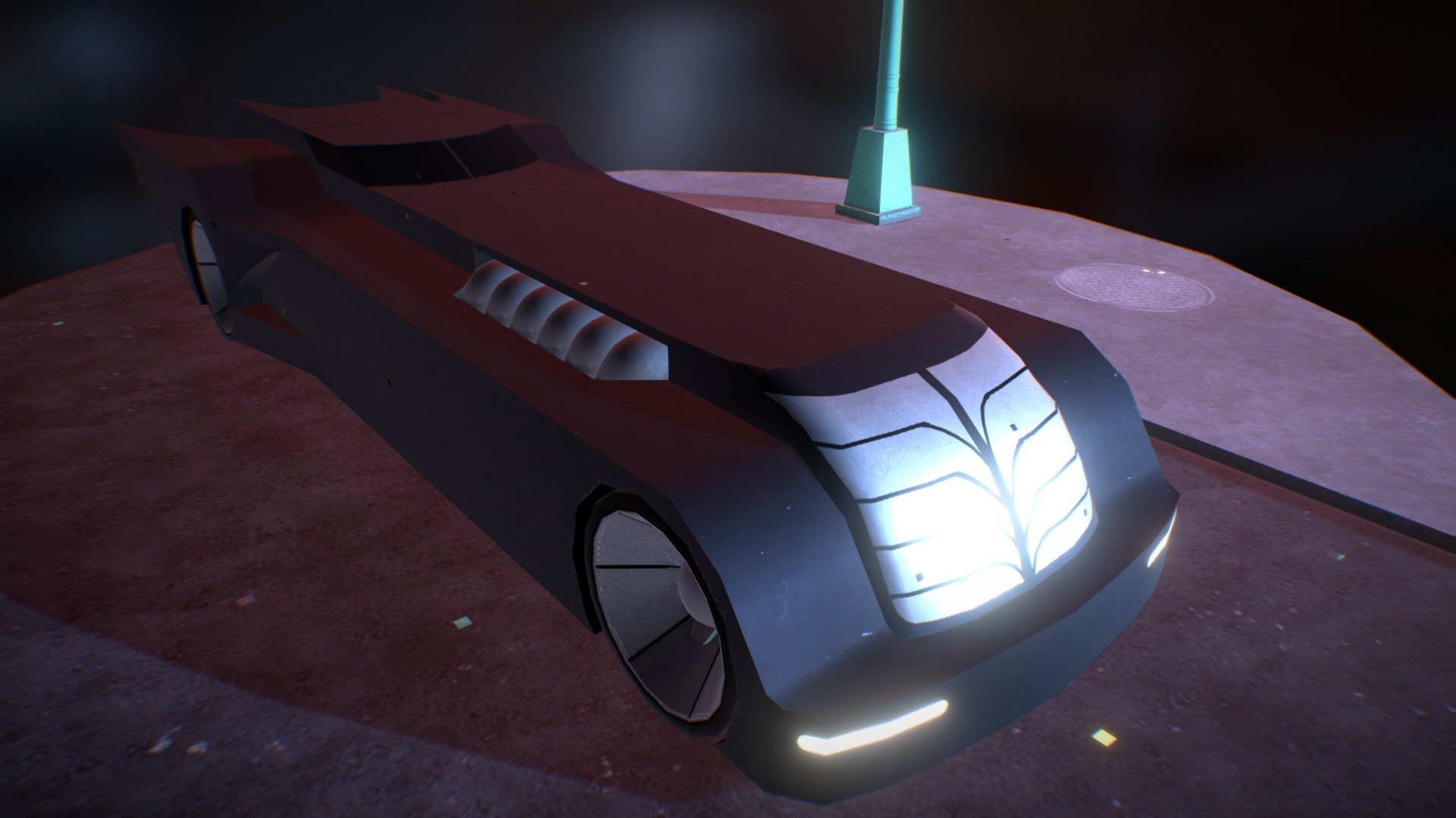 Batmobile: Batman the Animated Series - 3D model by Lone Star Studios ...