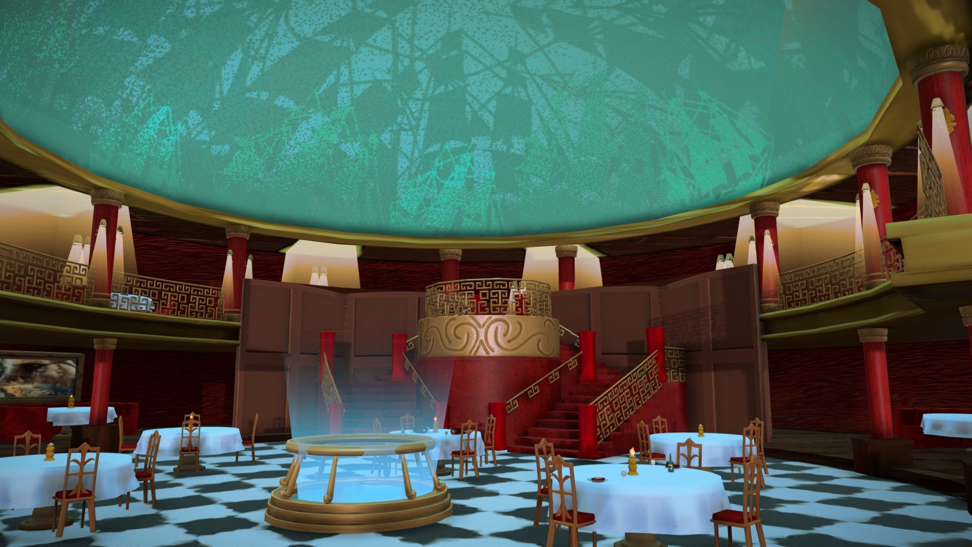 GAME_SCENE_RESTAURANT_BARATIE - Download Free 3D model by captainike ...