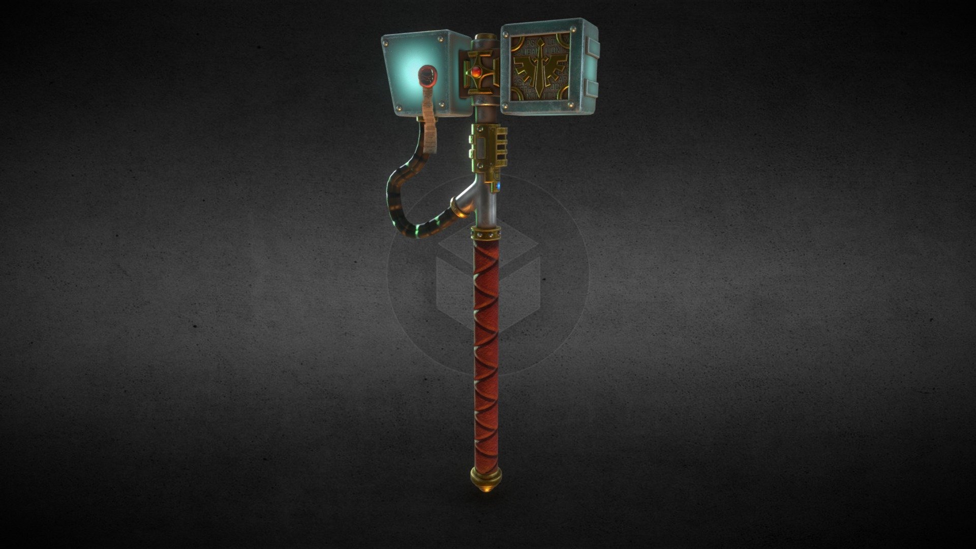 Master Crafted Thunder Hammer - 3D model by Tom.McCahey [07a4bcf ...